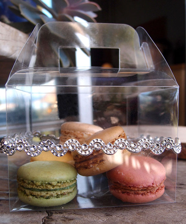 Clear Gable Favor Boxes