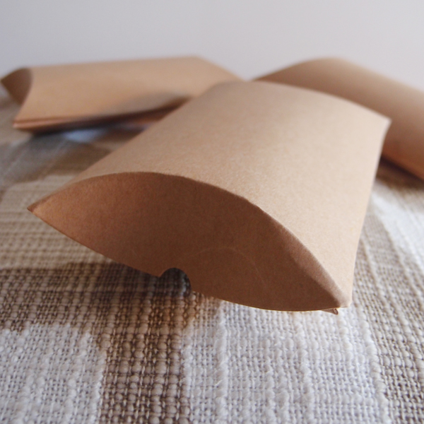 Kraft Paper Pillow Box Favor Boxes