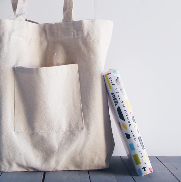 Natural Washed Canvas Tote Bag